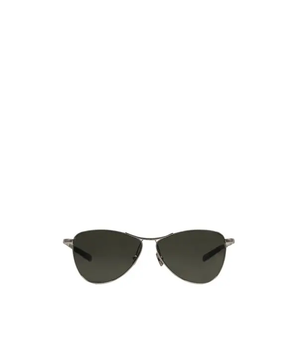 Saint Laurent Minimalist Aviator Sunglasses - Orange