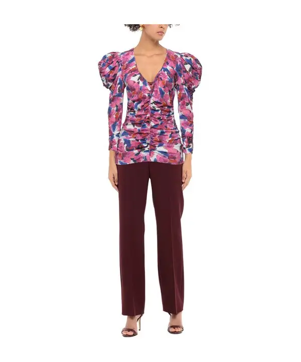 Isabel Marant Étoile Floral Puff Sleeve Top - No