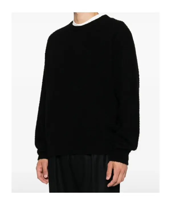 ROBERTO COLLINA Oversized Crew Neck Knit Sweater