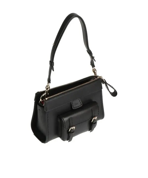 Chloé Mediumsize Solidcolor Leather Handbag