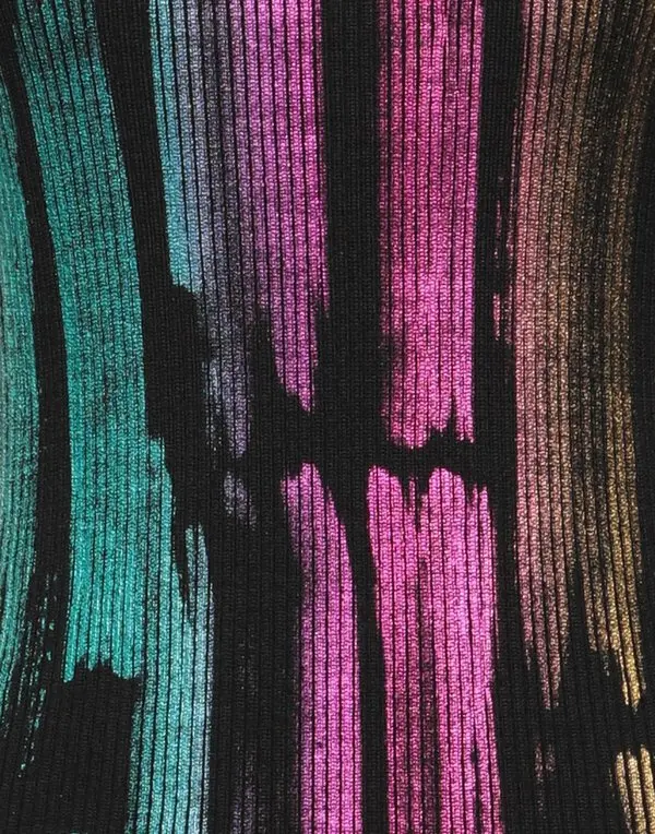 Dolce & Gabbana Multicolor Wool Sleeveless Knit Top