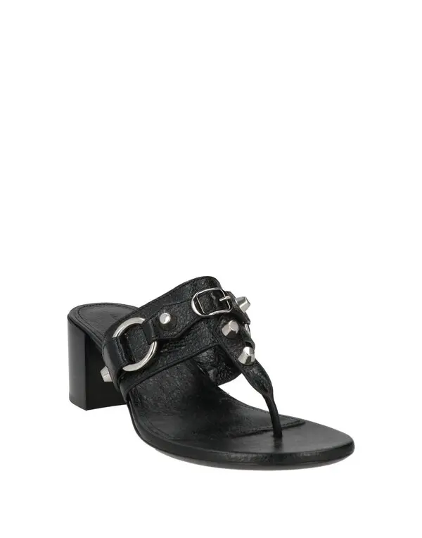 Balenciaga Leather Flip Flops