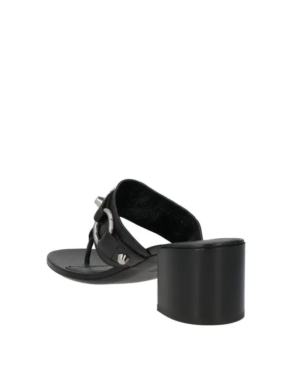 Balenciaga Leather Flip Flops