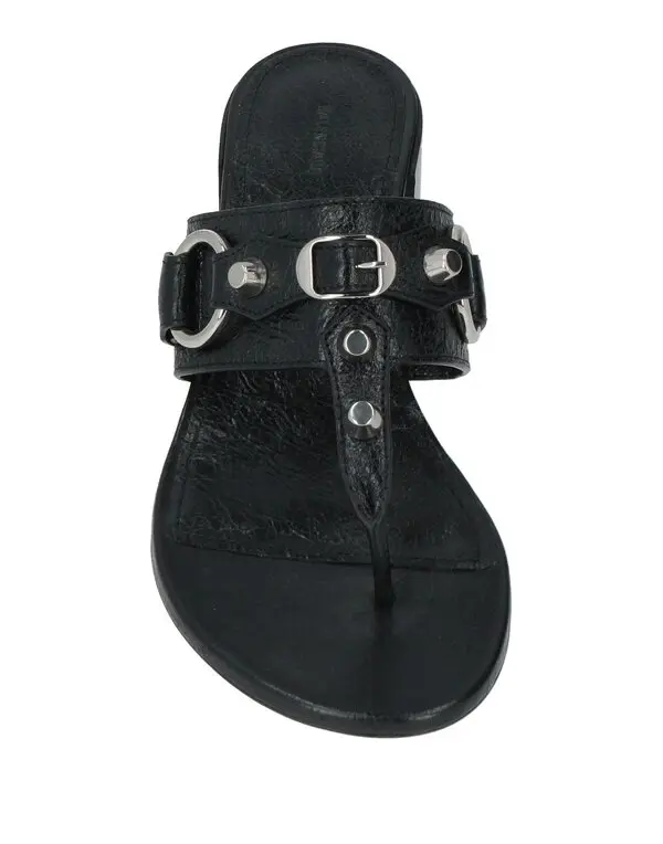 Balenciaga Leather Flip Flops