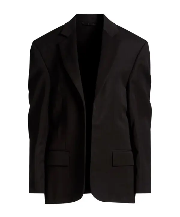 Balenciaga Single-breasted Blazer - Black