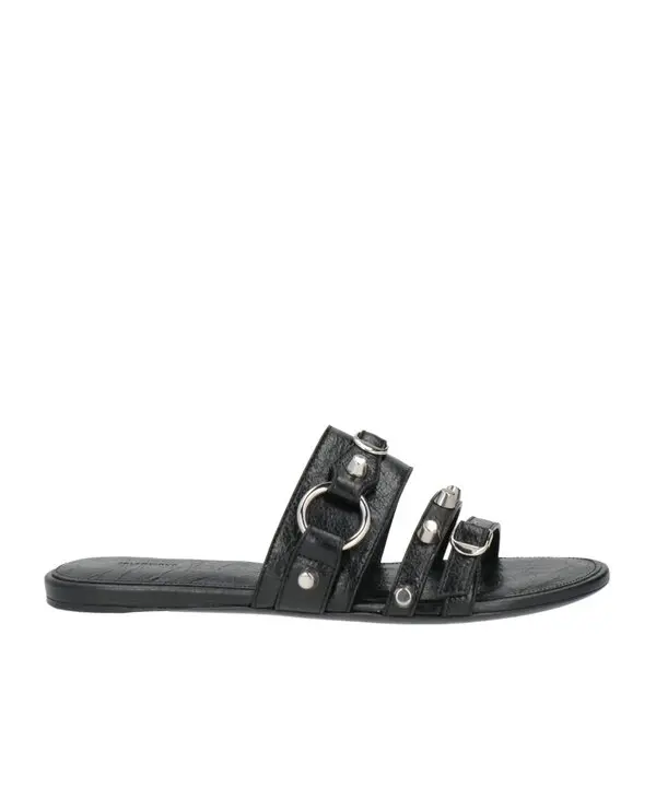 Balenciaga Pebbled-leather Sandals