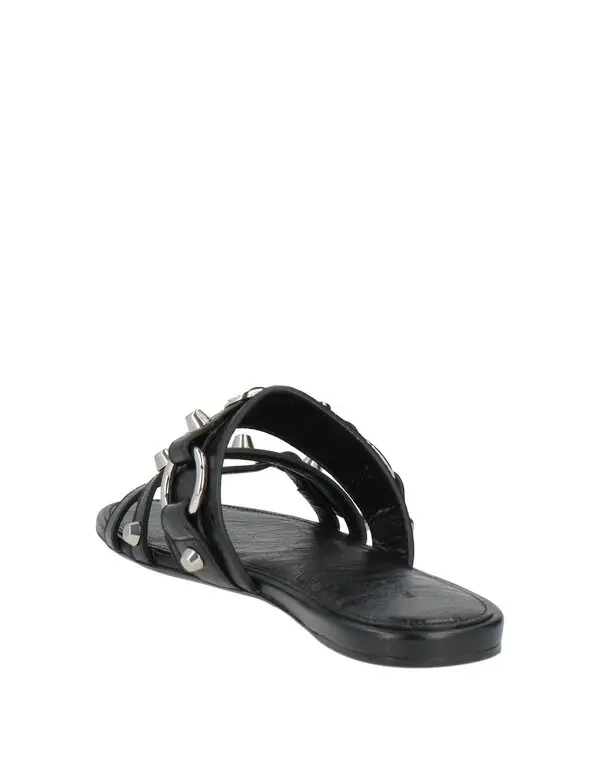 Balenciaga Pebbled-leather Sandals