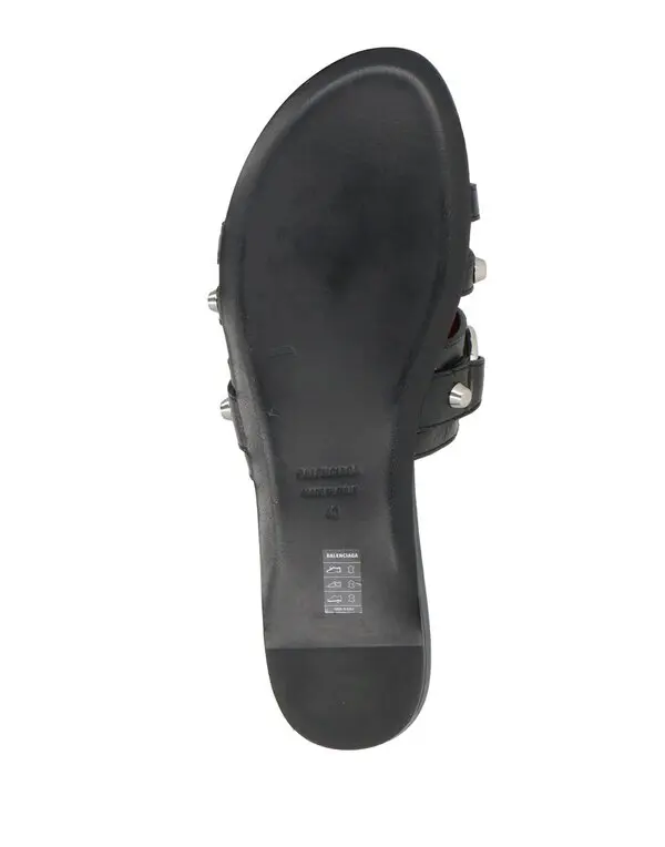 Balenciaga Pebbled-leather Sandals