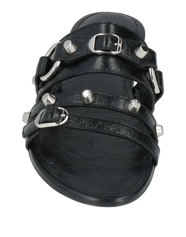 Balenciaga Pebbled-leather Sandals