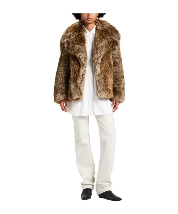 MAISON MARGIELA Solid-colored Teddy Coat
