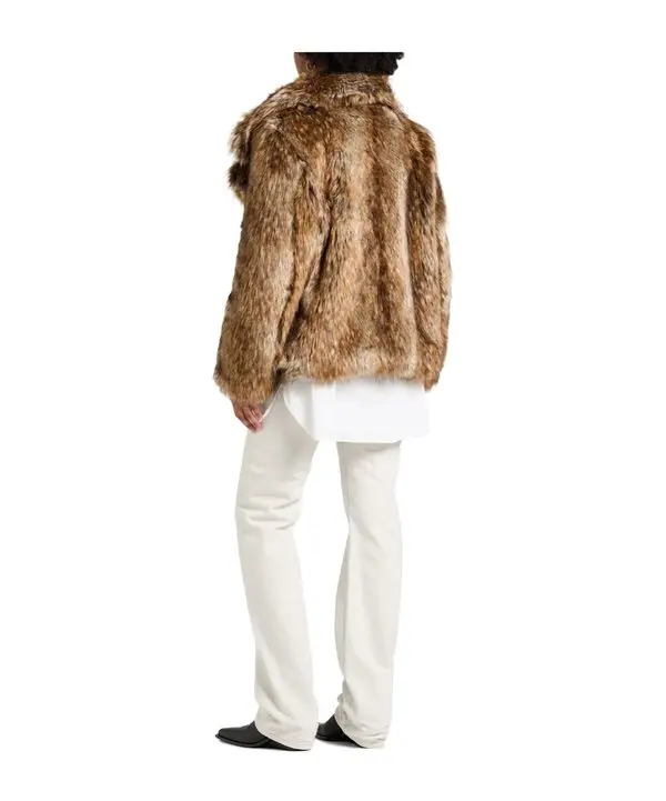 MAISON MARGIELA Solid-colored Teddy Coat