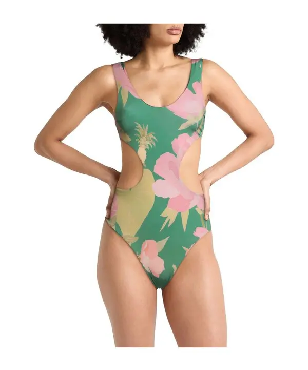 Farm Rio Floral-print One-piece Swimsuits