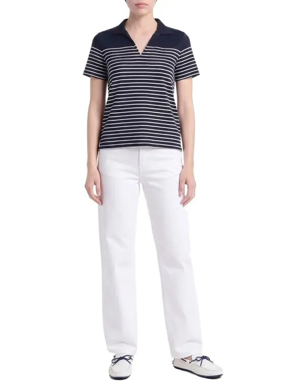 Rag & Bone Striped Knit Shortsleeve Top