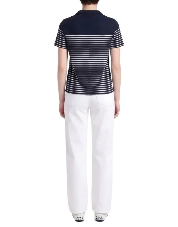 Rag & Bone Striped Knit Shortsleeve Top