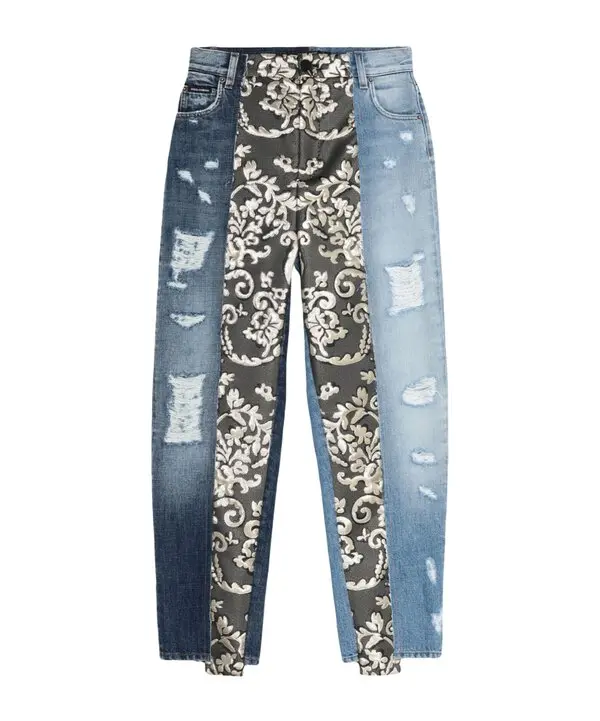 Dolce & Gabbana Multicolor Momfit Jeans