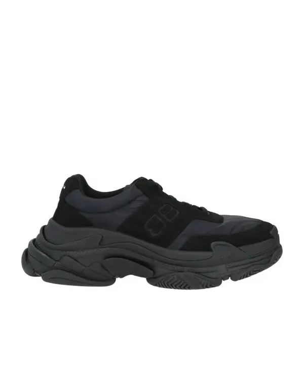 Balenciaga Minimalist Colorful Platform Sneakers - Black