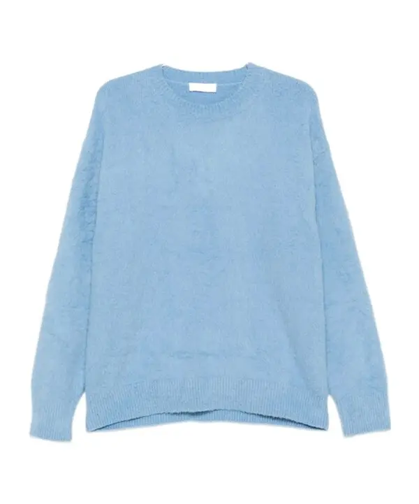 ROBERTO COLLINA Oversized Crew Neck Knit Sweater
