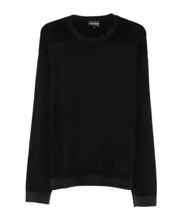 Emporio Armani Crew-neck Long-sleeve Sweater