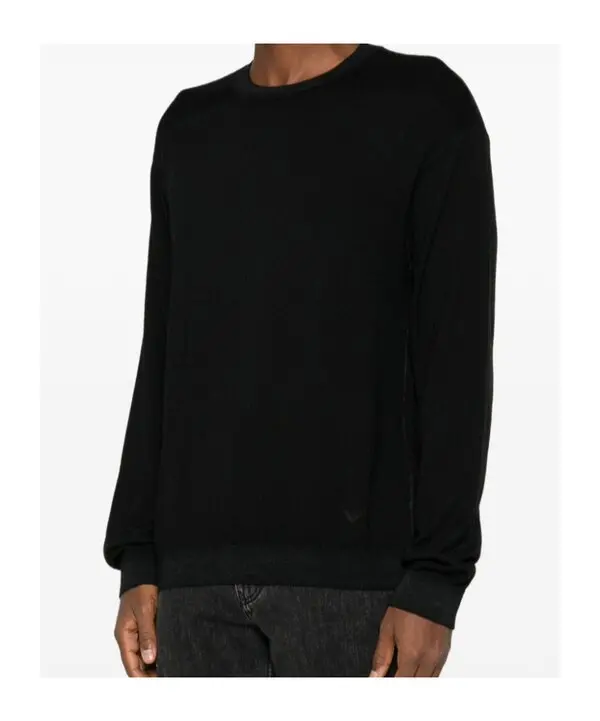 Emporio Armani Crew-neck Long-sleeve Sweater