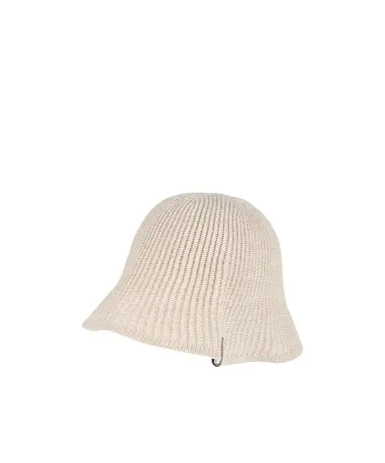 Brunello Cucinelli Metallic Knit Bucket Hat - Nude