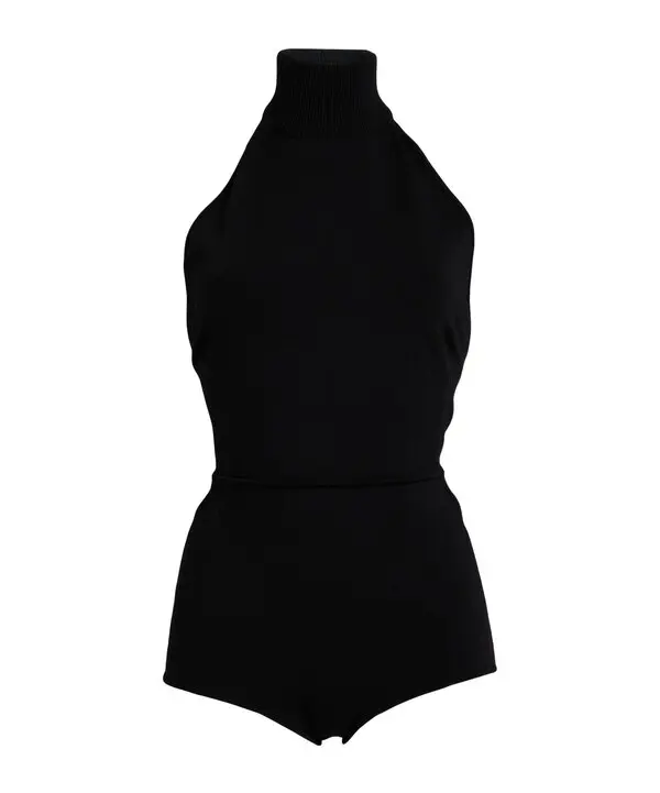 Max Mara Zip Fastening Bodysuits - Black