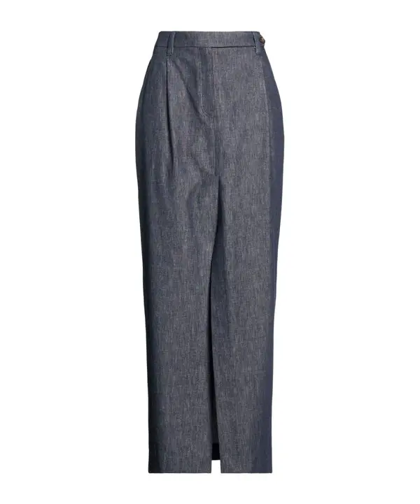 Brunello Cucinelli Darkwash Denim Pencil Skirt