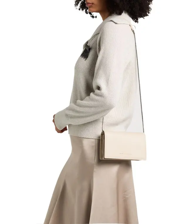 Brunello Cucinelli Leather Crossbody Bag