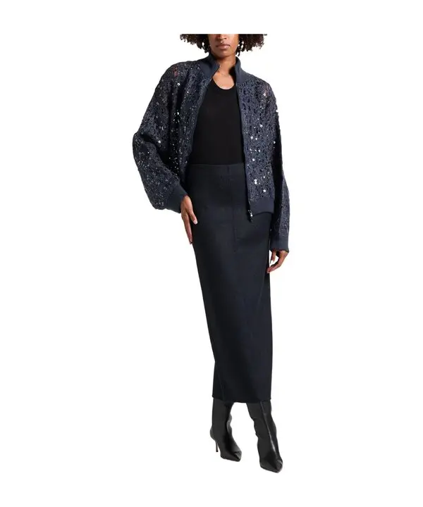 Brunello Cucinelli Mid-length Wool Midi Skirt