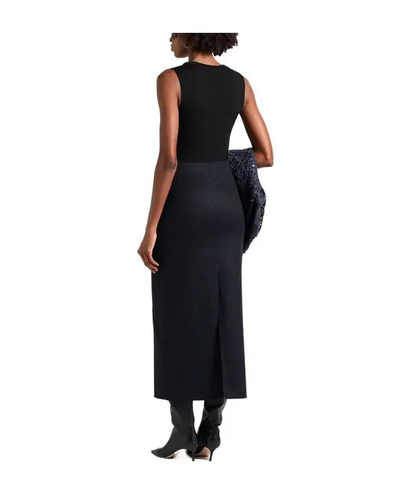 Brunello Cucinelli Mid-length Wool Midi Skirt