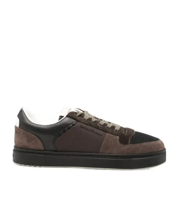 Emporio Armani Panelled Suede Sneakers