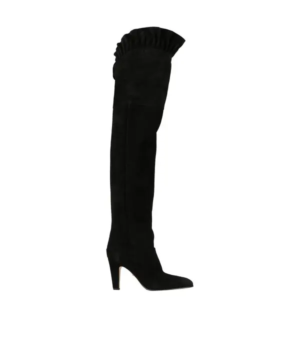 Chloé Suede Over The Knee Stiletto Boots