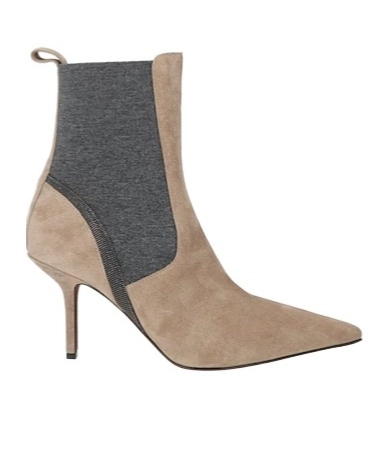 Brunello Cucinelli Pointedtoe Highheel Chelsea Boots