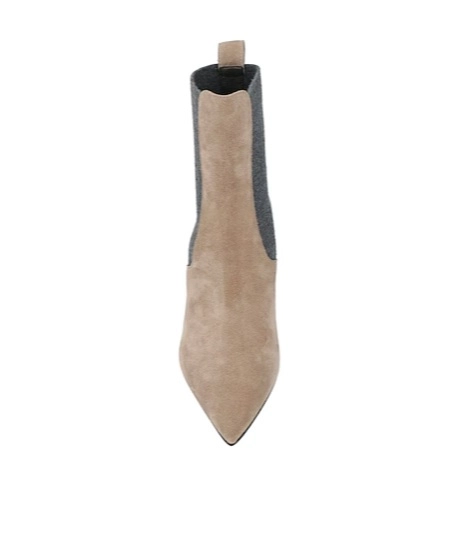 Brunello Cucinelli Pointedtoe Highheel Chelsea Boots