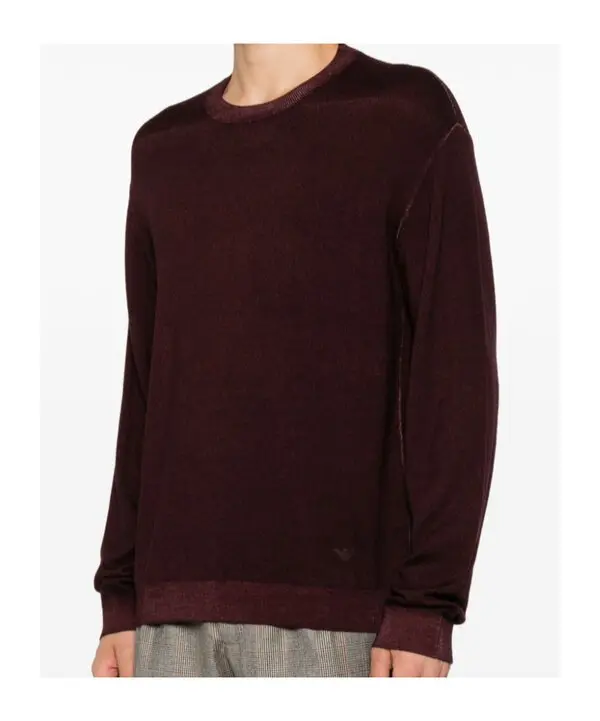 Emporio Armani Crew-neck Virgin-wool Sweater