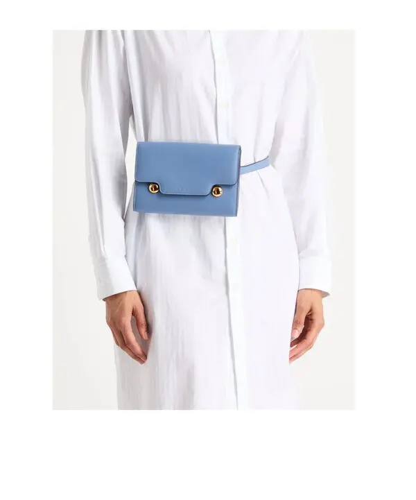 Marni Solidcolor Compact Leather Bag