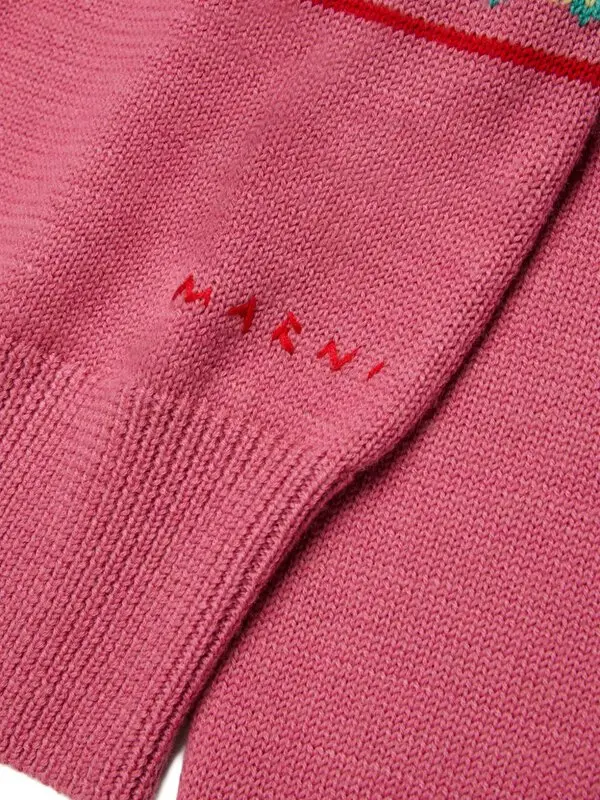 Marni Jacquard-heart Sweater