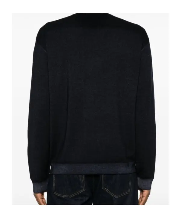 Emporio Armani Crew-neck Virgin-wool Sweater