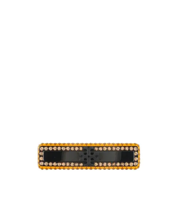Tory Burch Two-color Hair Clips - Black