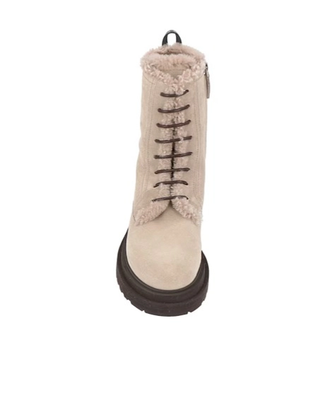 Brunello Cucinelli Lowheel Wool Ankle Boots