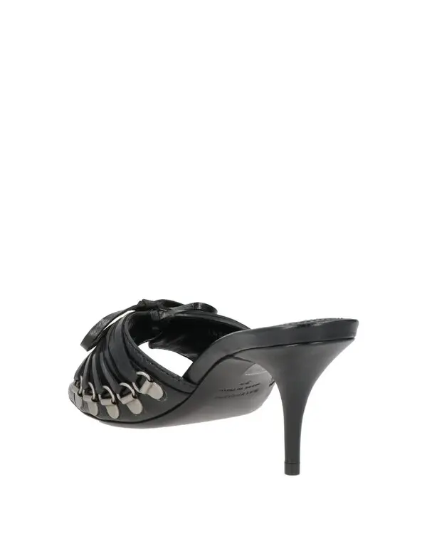 Balenciaga Solidcolor Leather Sandals