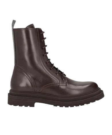 Brunello Cucinelli Laceup Blockheel Boots