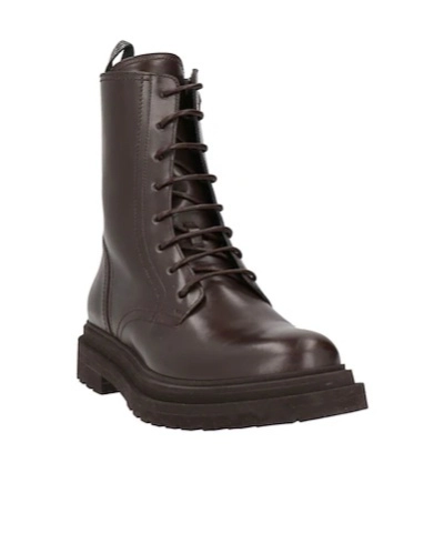 Brunello Cucinelli Laceup Blockheel Boots