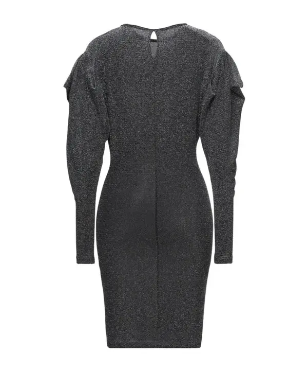 Isabel Marant Étoile Metallic Long-sleeve Knit Dress