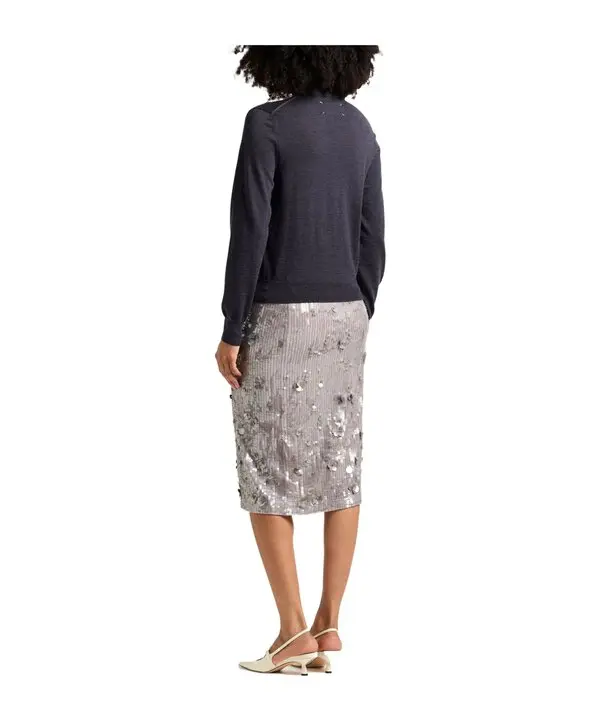 MAISON MARGIELA Lightweight Wool Knit Longsleeve Top