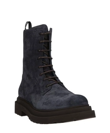 Brunello Cucinelli Roundtoe Laceup Ankle Boots