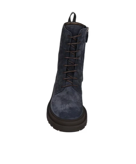 Brunello Cucinelli Roundtoe Laceup Ankle Boots