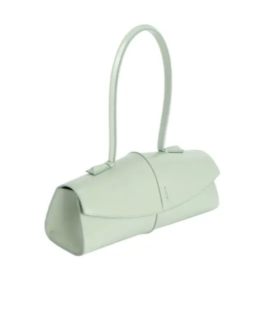 JIL SANDER Linea Piping Leather Shoulder Bag