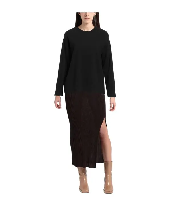 Max Mara Solid-colored Long-sleeve Knit Top