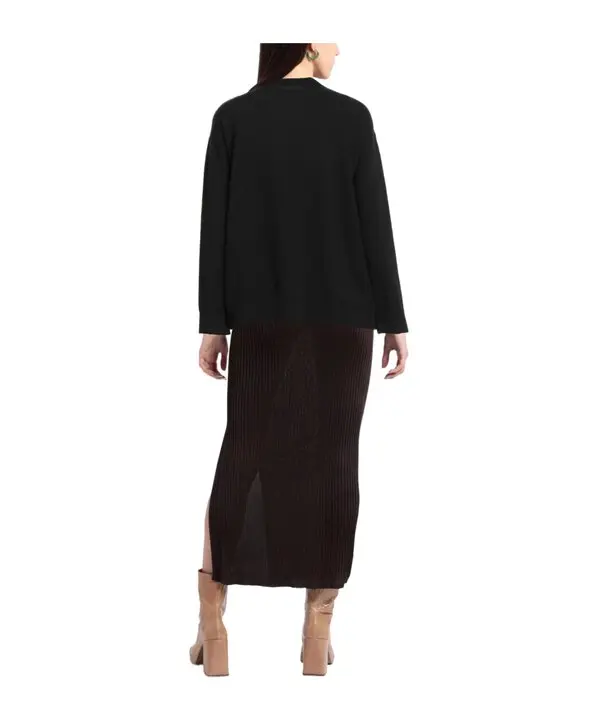 Max Mara Solid-colored Long-sleeve Knit Top