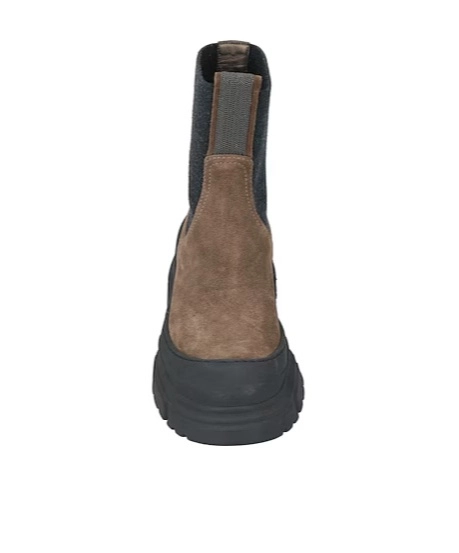 Brunello Cucinelli Twotone Platform Boots